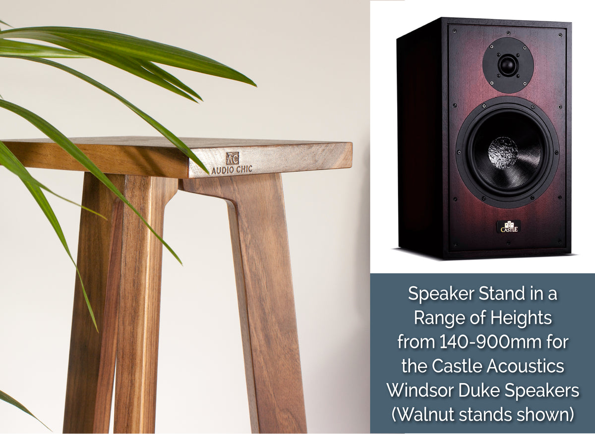 Castle Acoustics Windsor Duke Speaker Stands 140-900mm (Pair)